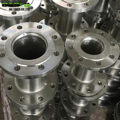 China Short Pipe Stainless Steel Flanged Fittings , Silver Forged Stainless Flanges for sale
