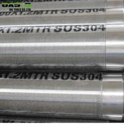 Cina Energia/filtro per pozzi a 4 pollici estraente, filtro a sipario del cavo del cuneo di AISI316L in vendita