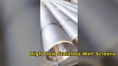 Stainless Steel Slotted Pipe | Precision-Machined Well Screen for Water & Oil Applications