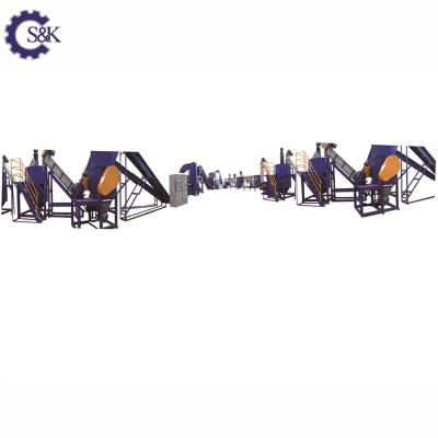 China Plastic bottle washing machine milk bottle reprocessing production line washing recycling machinery for sale