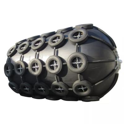 China 4.5*9.0M Pneumatic Rubber Fender STS Dock Mounted Fenders 80kPa ISO17357-1:2014 for sale