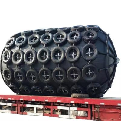 China ISO17357 PIANC2002 Pneumatic Rubber Fender 4.5*9.0M CTN Marine Floating for sale