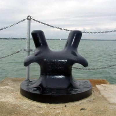 Cina Marine Cast Iron Mooring Bollards Horn Staghorn in vendita