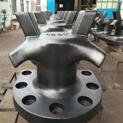 Cina Marine Cast Iron Mooring Bollards Horn Staghorn in vendita