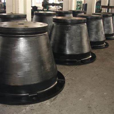 China Customizable Cone Shaped Rubber Fenders Conical Rubber Bumpers for sale