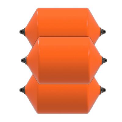 China 2.3*6.2m Floating Foam Fender mit militärischem Polyurethylgehalt zu verkaufen