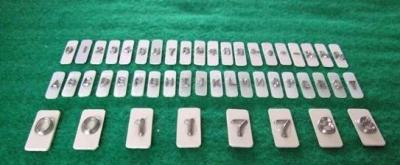 China X Ray Flaw Detector Lead Letters, Lead Numbers, Lead Markers, Marker box, Marker bag for sale