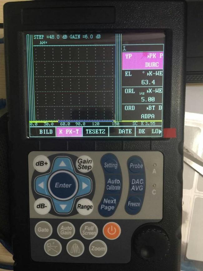 China Manufacturer Digital Portable Handheld Ultrasonic Flaw Detector Automatic Calibration