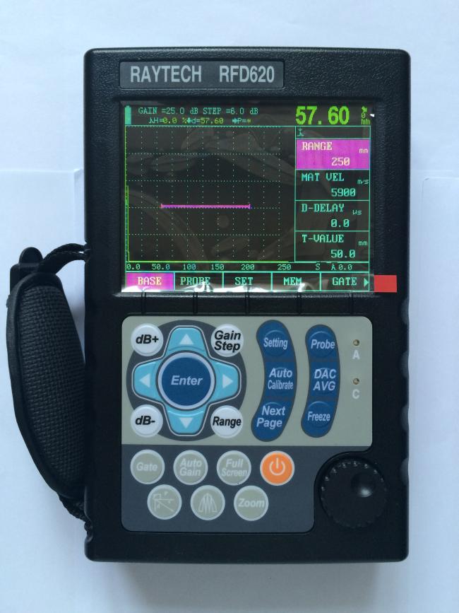 RFD620 Ultrasonic Flaw Detector with Automated Gain and Solid Metal Housing for Precise Flaw Location
