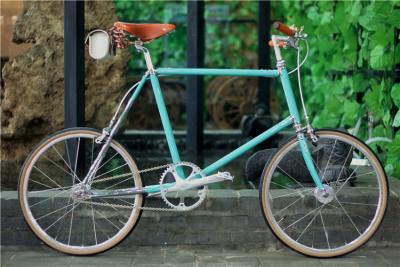 China New style colorful hi-ten steel  20 size mini elegant retro city bike made in China for sale