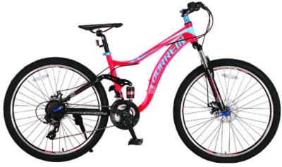 China Tianjin manufacturer 24 inch aluminium alloy dual suspension mountain bike/bIcycle/bicicle with Shimano 21 speed for sale