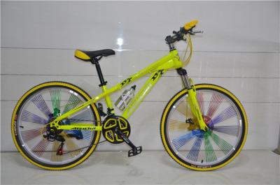 China 26 inch Shimano 21 speeds disc brake steel 140 spokes mountain bicycle MTB for sale