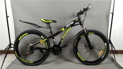 China 26 inch Shimano 21 speeds hi-ten steel special shape mountain bicicle MTB for sale
