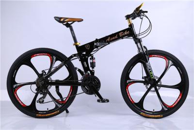 China High grade OEM 6 spoke mag alloy wheel Shimano 21/24/27/30 speed aluminium alloy chinese folding mountain bicycle for sale