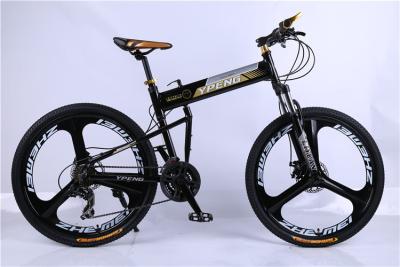 China High quality factory price OEM 3 spoke mag one wheel Shimano 27 speed alloy folding hummer mountain bike for sale