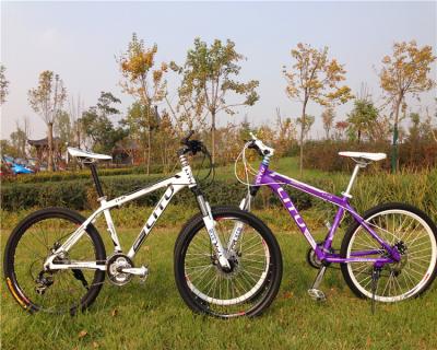 China Godd quality OEM special 36 spoke wheel Shimano 21 speed light 6061 aluminium alloy mountain bicycle for travel for sale