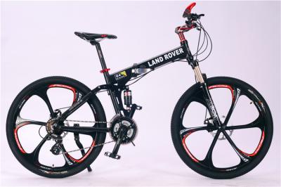 China High grade customized logo Shimano hydraulic disc brake 27 speed aluminium alloy folding travel mountain bicycle for sale