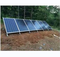 China Ground Mounting Structure Automatic Panel Cleaning Robot Complete Home Commercial Solar Power System Kit for sale