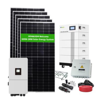 China Manufacturer 10KW 20KW 30KW Complete Hybrid Smart Solar System Solar Pump System for Agriculture Irrigation for sale