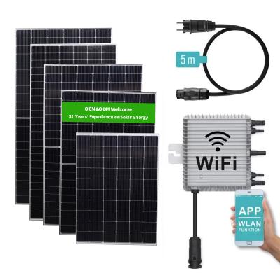 China 1KW Portable Solar Power Station 1KW Solar Power System off Grid Balcony Solar System Kit for Home for sale