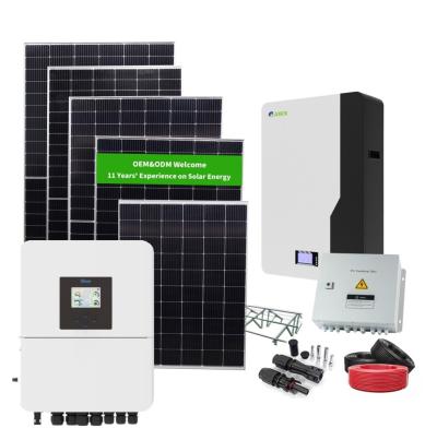China Farm Use 5KW Solar Power System Control for Solar System  Inverter MPPT Agricultural Use Solar System for the Whole House for sale