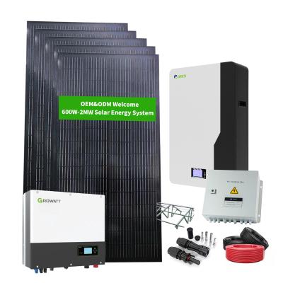 China 10KW 10KVA  Complete Set Kits Plug and Play Solar System Solar System Is Bracket PV Solar Bracket of Ground Mounting System for sale