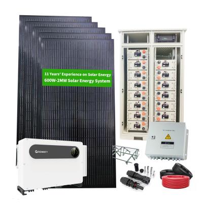 China Complete Sets Solar Energy System Hybrid Solar System 50KW 50KVA Photovoltaic Panel Prices PV Power System for Industry Use for sale
