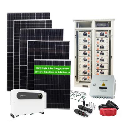 China 60KW Solar Power Energy System for Commercial Use BESS Solar Battery Energy Storage System ESS Solar Off Grid System for sale