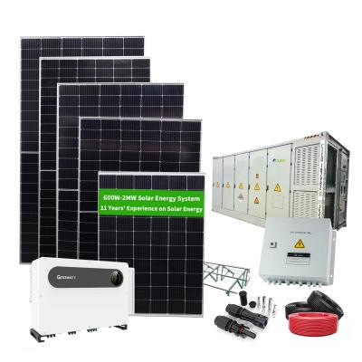 China High Quality 2MW 8MWH Hybrid Wind Solar System Container Battery 2MW Off on Grid Solar System Price Energy Systems for sale