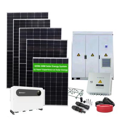 China 2MW Hybrid Solar Power Plant with Energy Storage System for Industrial Commercial and Utility Scale Projects for sale