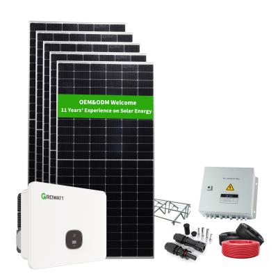 China Solar Energy on Grid System Easy and Quick Installed 100MW Farm Solar Power Plant Container Farming System for sale