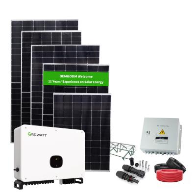 China Ground On-grid 2MW Solar Power Panel System Commercial Use 1MW 2MW Solar Power Plant All in One Solar Farm for sale