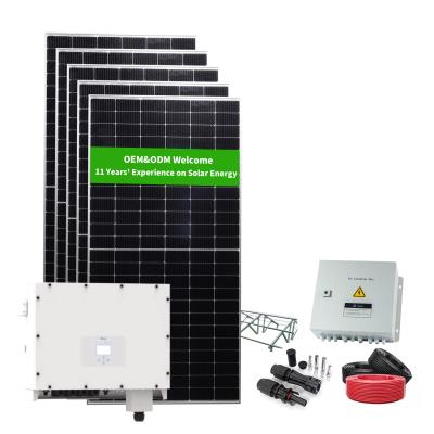 China Commercial Photovoltaic 300KW Solar System Connected on Grid Tied MPPT Inverter Solar PV 300KW on Grid System for sale