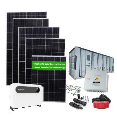 China 2MW Solar Power Plant with Solar Power Plant Transformer for Industrial Commercial and Solar Energy Power Plant for sale