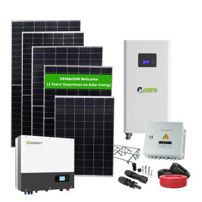 China Full Kits Set 20KW Complete PV Panel Energy Storage 20KVA Solar System at Home Price Solar Power Station System for sale