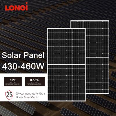 China 430W 435W 445W 450W LONGi 440w Power System Photovoltaic Panels Price Tuv Certificate Solar Panel Balkonkraftwerk 1200 Watt Komp for sale
