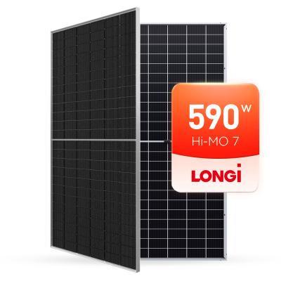 China Longi Hi Mo 5 6 7 Industrial Use 430W 450W 550W 580W Watt Buy Bifacial Double Glass Solar Panels Cost From China Direct for sale