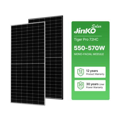 China China Wholesale Price Home Roof 430W 450W 500W 530W 550W PV Solar Module Mono Polycrystalline Jinko Solar Panel for sale