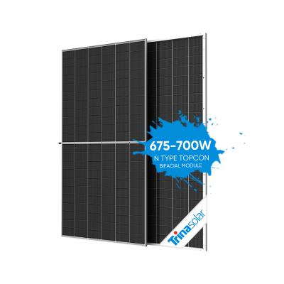 China Trina Vertex S Mono Solar Panels 500W 550W 600W 670W 700Watt Photovoltaic Panel Europe Rotterdam Warehouse Price for sale