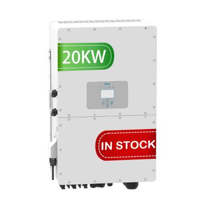 China High Quality Deye 3 Phase Solar Inverter 10KW 20KW 30KW SUN-20K-SG01HP3-EU-AM2 Best Hybrid Inverter for Home for sale