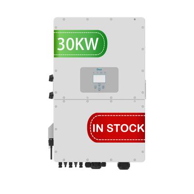 China Deye High Voltage Hybrid Inverter 30KW 40KW 50KW Power Solar Inverter Three Phase for Solar Power System for sale