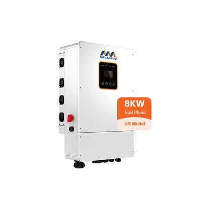 China Megarevo 6KW 8KW 10KW 12KW 16KW 110/220V Split Phase R16KLNA Hybrid Solar Inverter for Lithium Battery System for sale