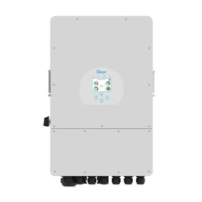 China Europe Popular Deye Hybrid 6KW Solar Inverter for Solar System Single Phase 220V BESS Stack Roof Mounted Inverter for sale