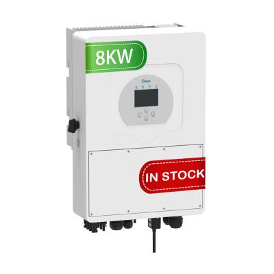 China Shop Deye 8KW Hybrid Home System 3 Phase High Voltage Solar Inverter Available in Ukraine for Eco-Friendly Energy Options for sale