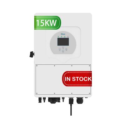 China Deye 15KW Hybrid Home System 3 Phase High Voltage Solar Inverter Available for Delivery in Ukraine to Meet Energy Demands for sale
