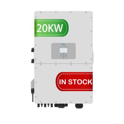 China Hot Sale in Ukraine Deye Inverter 20KW EU MPPT Controller Solar Inverter MPPT Wholesale Solar System Kits for sale