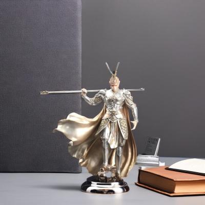 China Ornaments Black Mythology Wukong Golden Hoop Desktop Figure Monkey King vs Buddha TV Cabinet Decor for sale