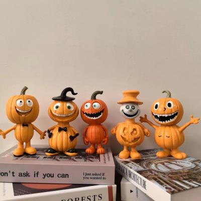 China Versatile Hanging Ornament Halloween Decor Sparkling Acrylic Pumpkin Charm Multi Size for sale