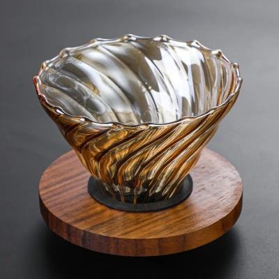 China High Borosilicate Glass Carafe with Lid and Ceramic Paper Filters Large Coffee Maker for sale