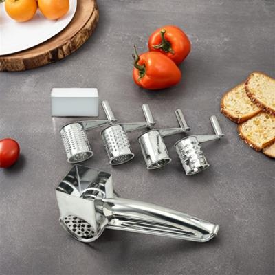 China Metal Type Copper Rotary Grater for Easy Shredding of Cheese and Nuts in Home Kitchens for sale